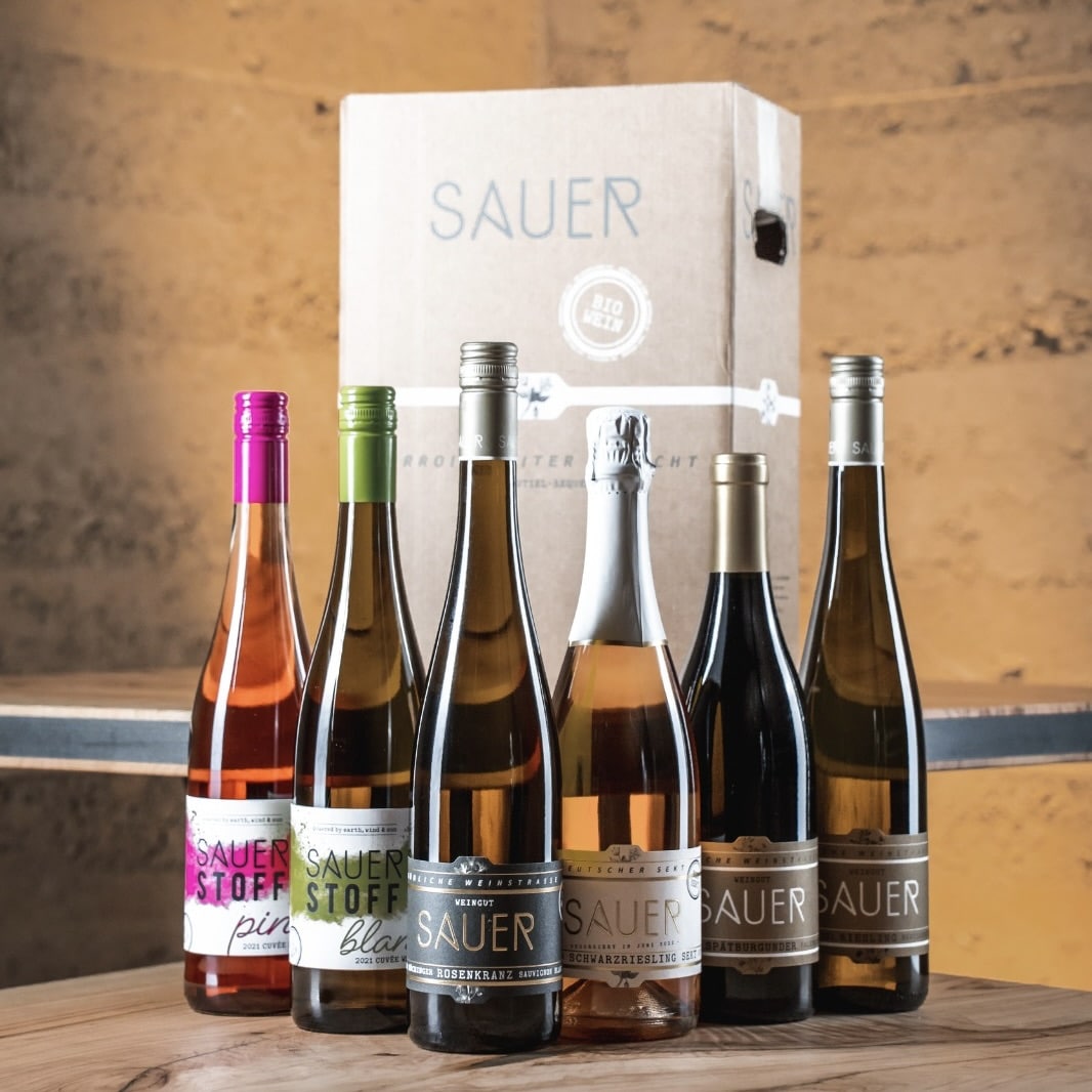 Weine → Weingut Sauer: Ihr Winzer in Landau-Nußdorf